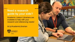 A year in the life of an Academic Liaison Librarian | PPTX