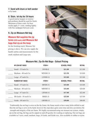 2018 woodworking guide, making wood fishing net | PDF | Woodworking ...
