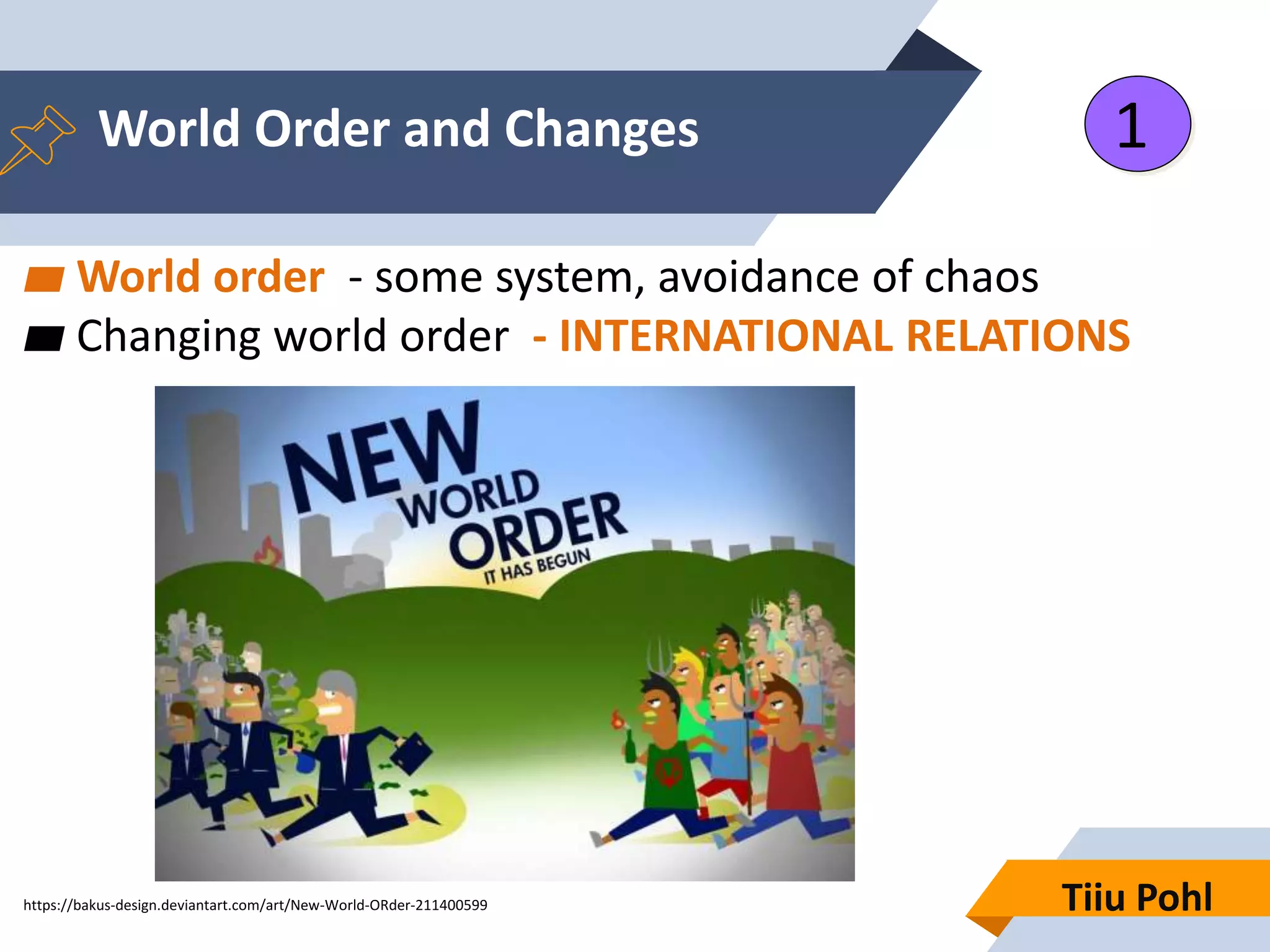 2018 World Order Changes | PPTX