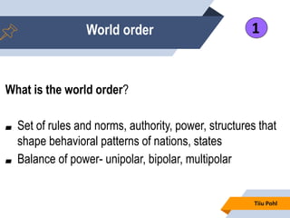 2018 World Order Changes | PPTX