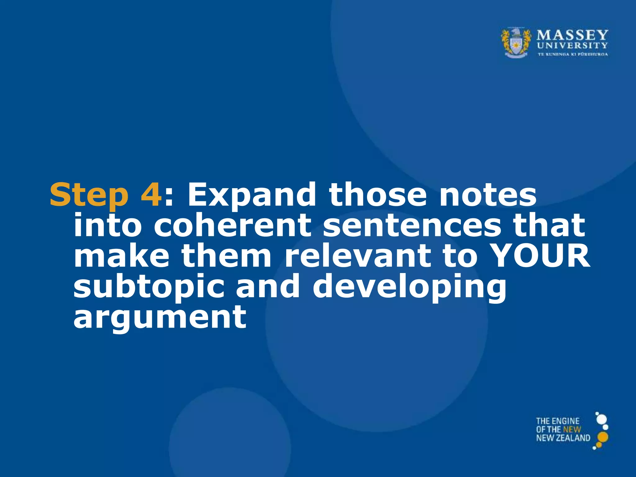 Writing in your own words | PPT