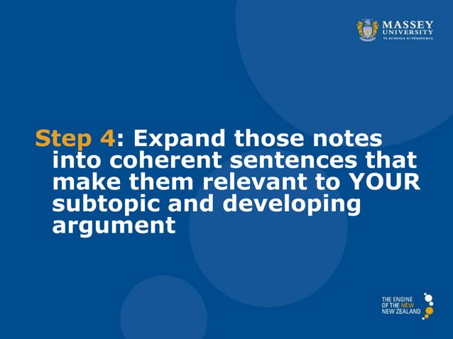 Writing in your own words | PPT