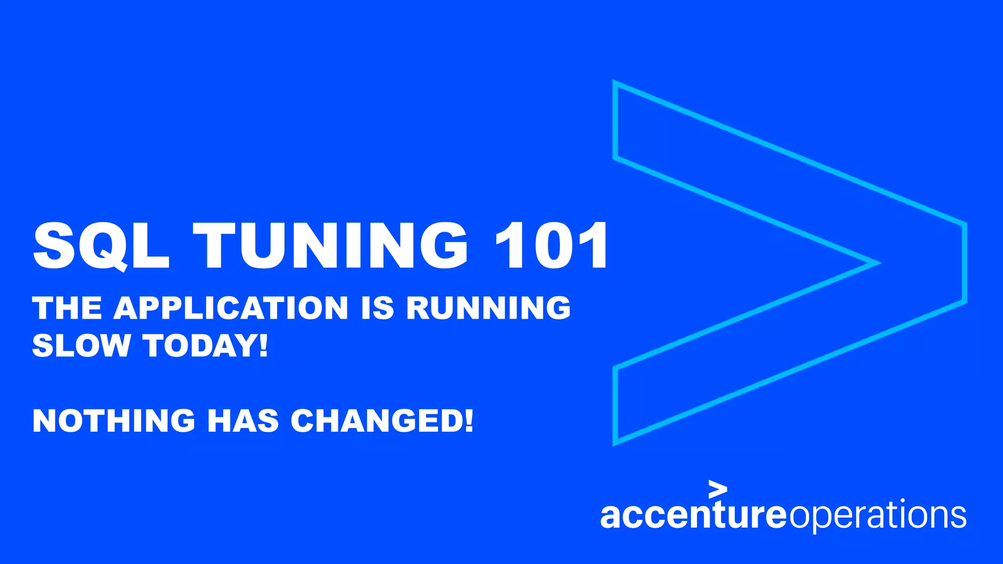 SQL TUNING 101 | PPT