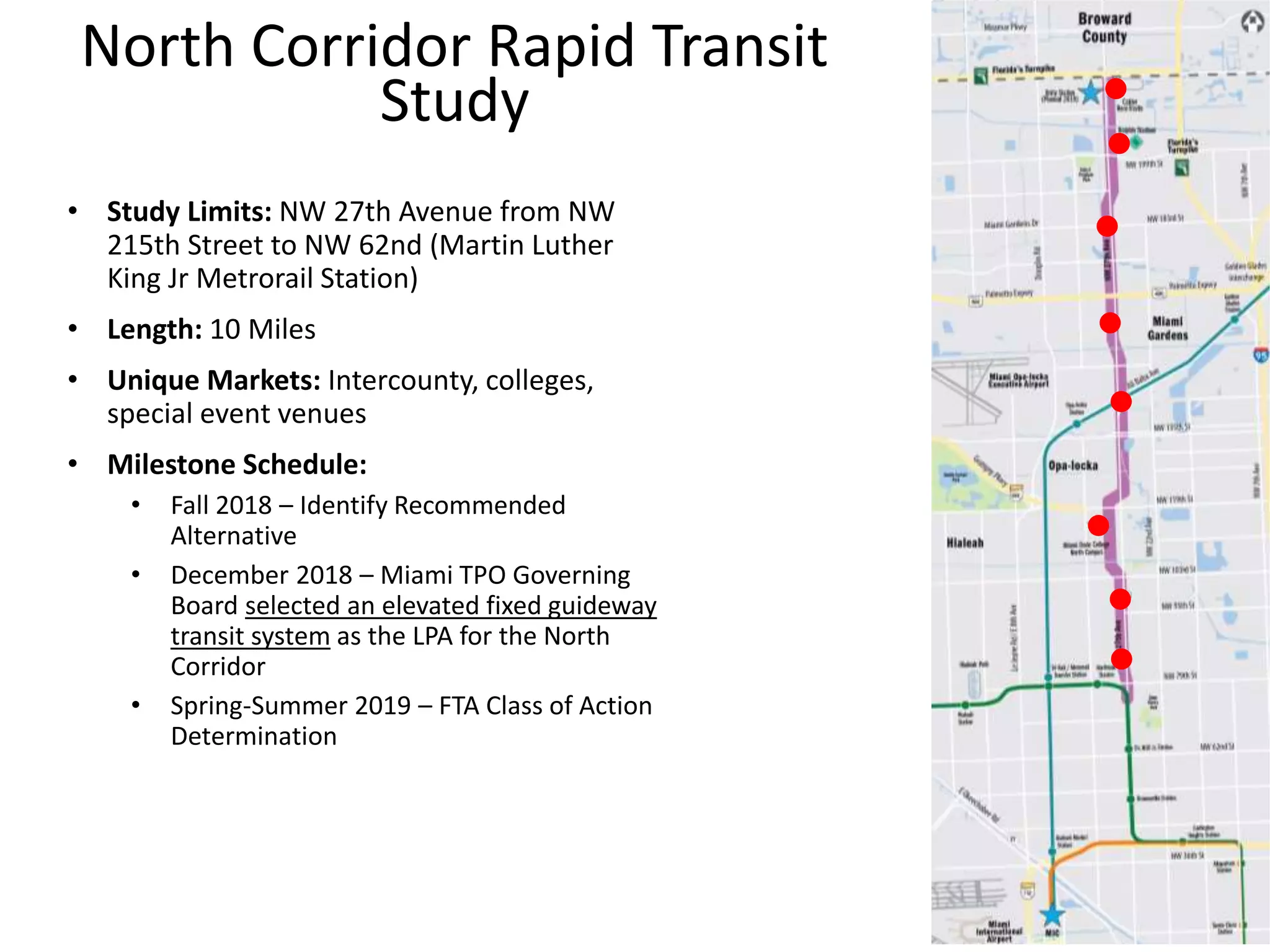 FDOT Led SMART Plan Corridors Snapshot | PPT