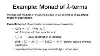 Reduction Monads and Their Signatures | PPT