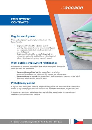 Labour Law and Employment in the Czech Republic – 2019 Guide | PDF
