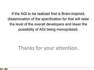 Specifications of brain-inspired AGI development for everyone | PPT