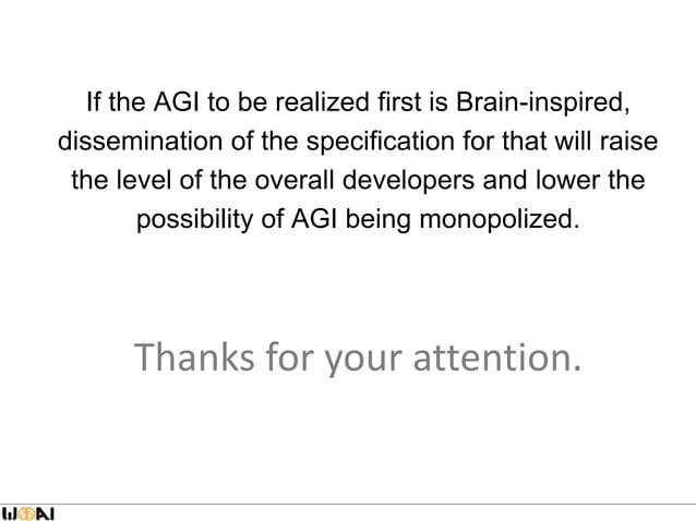 Specifications of brain-inspired AGI development for everyone | PPT