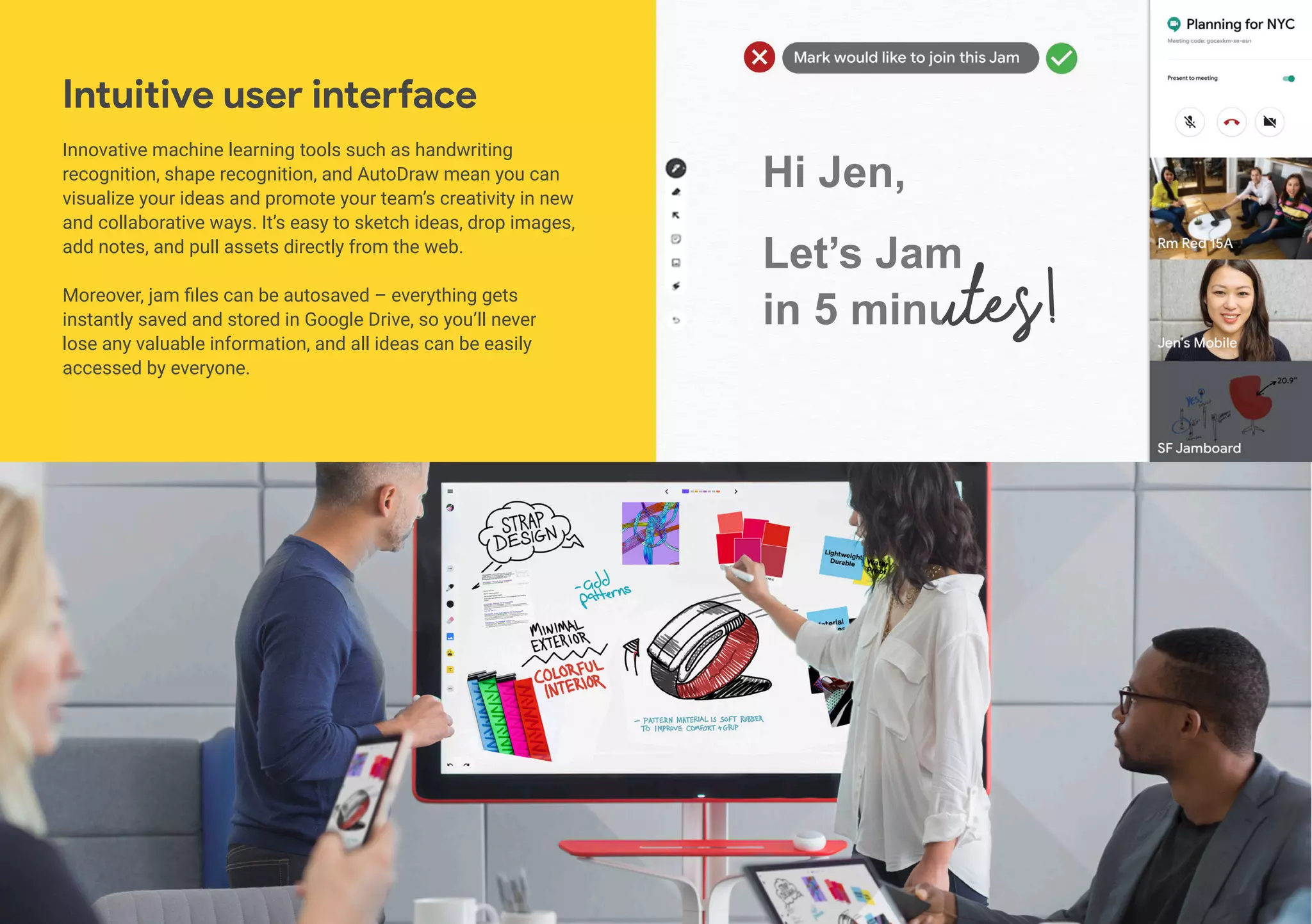 Google Jamboard : The Whiteboard reimagined for the cloud | PDF