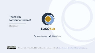 EOSC-hub: A Collaborative Framework for the EOSC Implementation | PPT