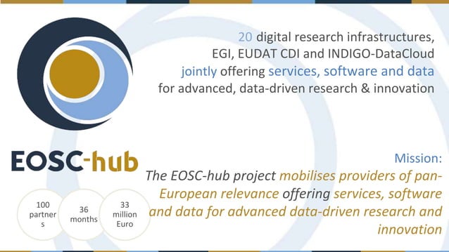 EOSC-hub: A Collaborative Framework for the EOSC Implementation | PPT