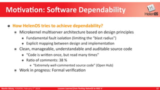 Lessons Learned from Porting HelenOS to RISC-V | PPT
