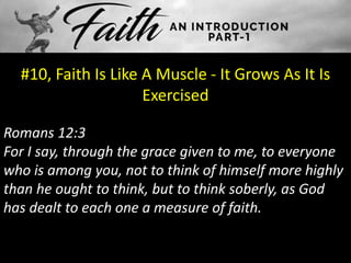 Part-1 : Faith : An Introduction | PPTX