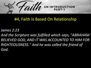 Part-1 : Faith : An Introduction | PPTX