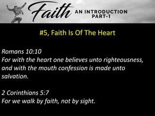 Part-1 : Faith : An Introduction | PPTX