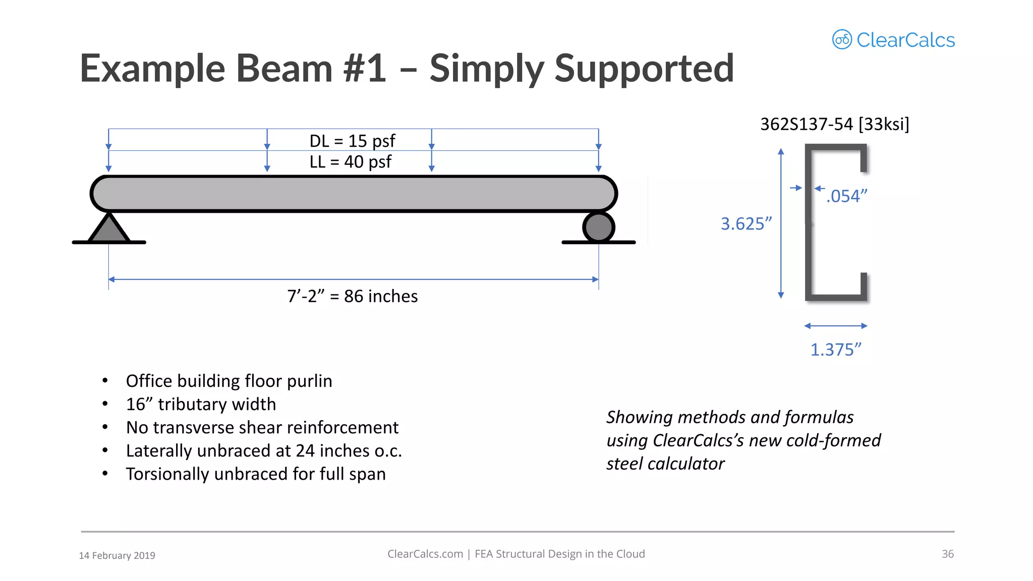 Designing a Cold-Formed Steel Beam Using AISI S100-16 | PDF