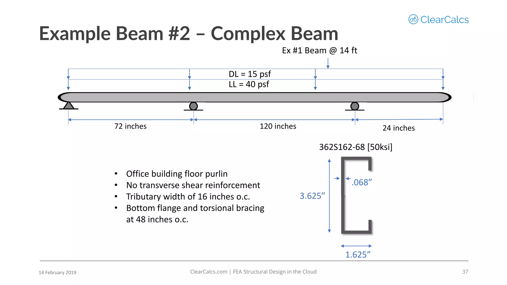 Designing a Cold-Formed Steel Beam Using AISI S100-16 | PDF