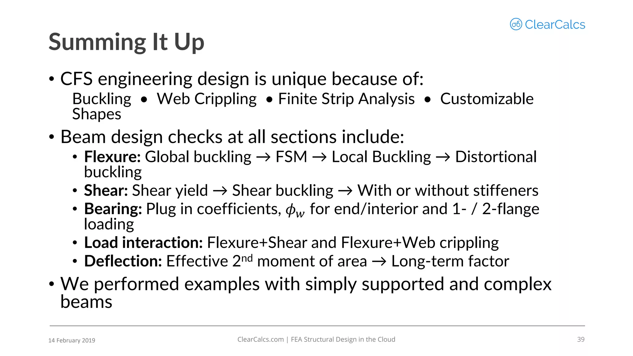 Designing a Cold-Formed Steel Beam Using AISI S100-16 | PDF