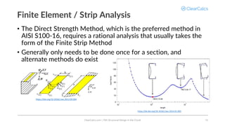 Designing a Cold-Formed Steel Beam Using AISI S100-16 | PDF
