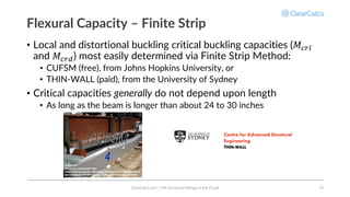 Designing a Cold-Formed Steel Beam Using AISI S100-16 | PDF