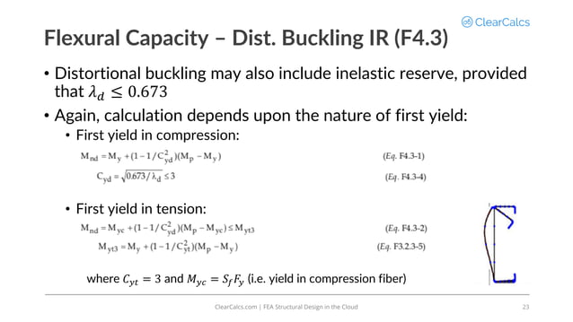 Designing a Cold-Formed Steel Beam Using AISI S100-16 | PDF | Physics ...