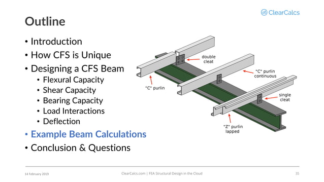 Designing a Cold-Formed Steel Beam Using AISI S100-16 | PDF | Physics ...