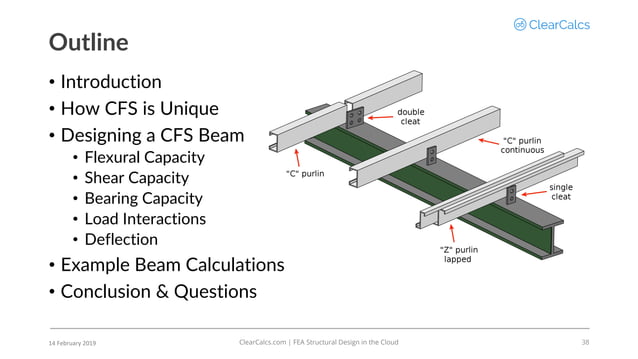 Designing a Cold-Formed Steel Beam Using AISI S100-16 | PDF | Physics ...
