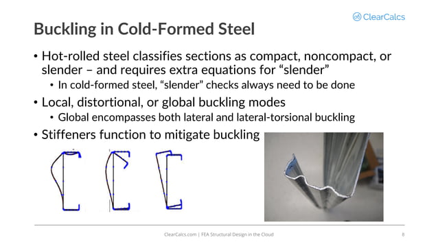 Designing a Cold-Formed Steel Beam Using AISI S100-16 | PDF | Physics ...