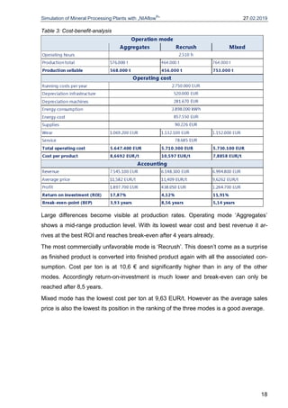Simulation of Mineral Processing Plants with „NIAflow®“ | PDF