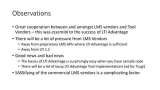 LTI Advantage: The Next Big Thing in LMS Integration | PPTX