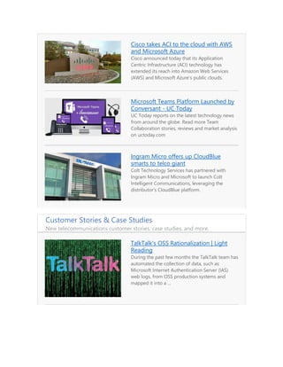 Telecommunications Industry Newsletter | February 2019 | PDF | Cloud ...