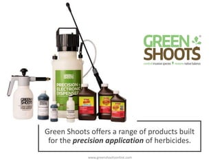 Precision Foam and Spray Dispensers from Green Shoots | PPTX