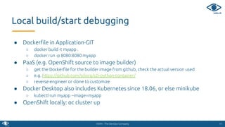 My broken container is gone - how to debug containers on container platforms | PPT
