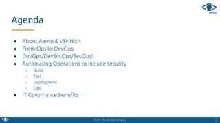 DevSecOps: Bringing security to the DevOps pipeline | PPT