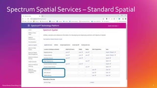Llinking Spectrum dataflows to MapInfo Pro | PPT