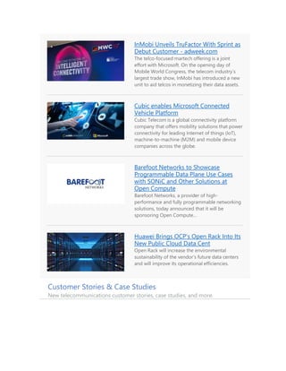 Telecommunications Industry Newsletter | March 2019 | PDF