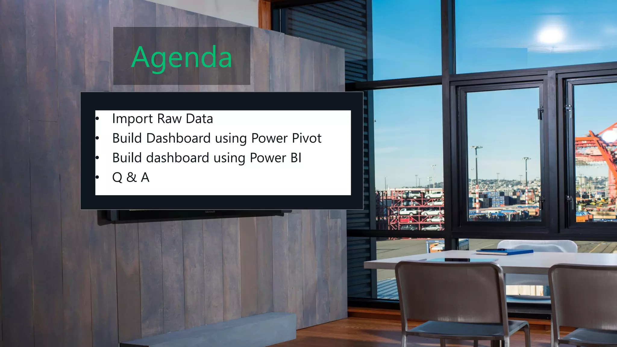 Building a Dashboard in an hour with Power Pivot and Power BI | PDF