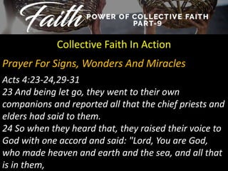 Part-9 : Faith : Power of Collective Faith | PPTX