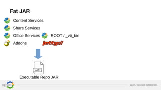 Alfresco Devcon 2019 - Lightning Talk - The Alfresco fat JAR experiment | ODP