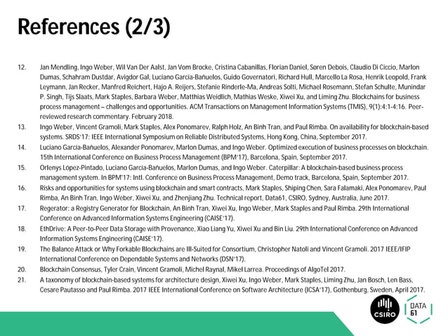 Software Architecture And Model Driven Engineering For Blockchain Applications Ppt