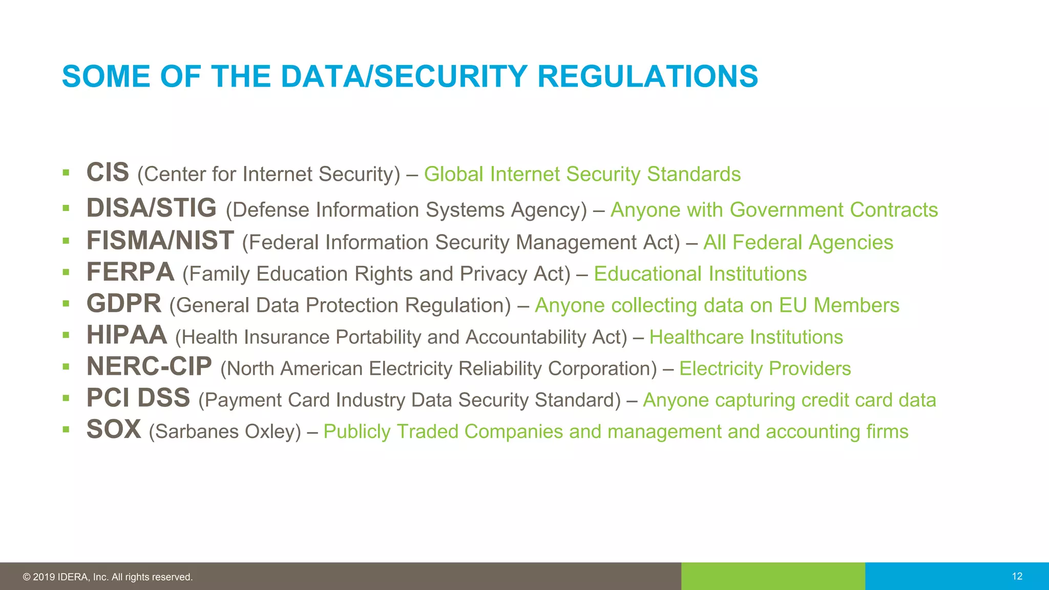 IDERA Live | Understanding SQL Server Compliance both in the Cloud and ...