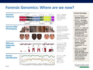 2019 MAAFS Future of Genomics and Bioinformatics in Forensics | PPT