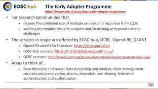 EOSC-hub Early Adopter Programme | PPT