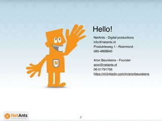 NetAnts - Agile Software Development from Experience | PPT