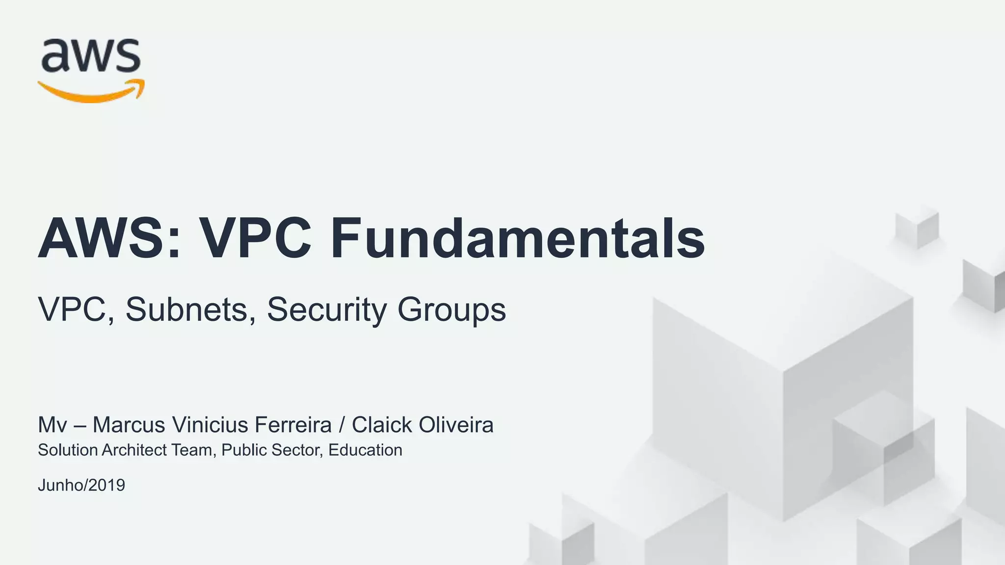 AWS VPC Fundamentals- Webinar | PPT