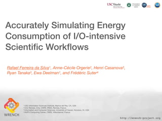 Accurately Simulating Energy Consumption of I/O-intensive Scientific ...