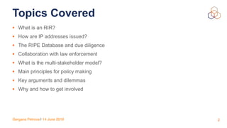 The RIR System & Internet Governance | PDF | Internet | Computing