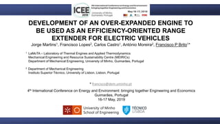 DEVELOPMENT OF AN OVER EXPANDED ENGINE TO BE USED AS AN EFFICIENCY ...