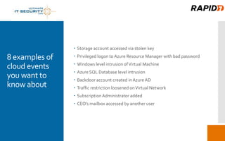 Azure & O365 Audit Logging: 8 Events Across the Stack That You Want to ...
