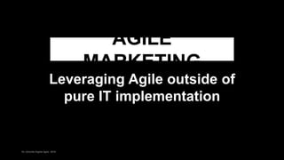 The Agile methodology - Delivering new ways of working, by Sandra ...